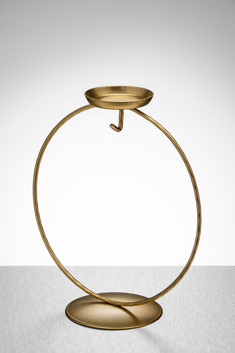 Sienna Glass: Display Stand Circular Tealight (Silver or Gold ...
